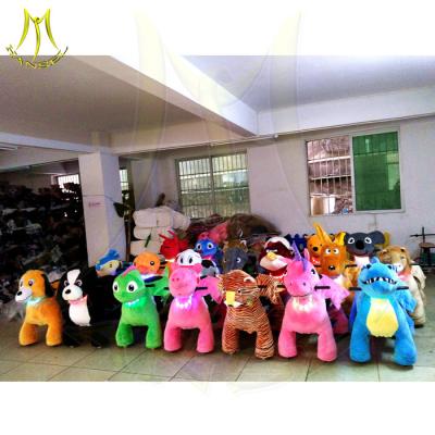中国 Hansel electric riding animals battery coin operated children game machine riding token operated animal motorized rides 販売のため