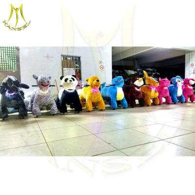 中国 Hansel entertain machine sale used for children rides coin operated kiddie movig ride for sale animal scooters 販売のため