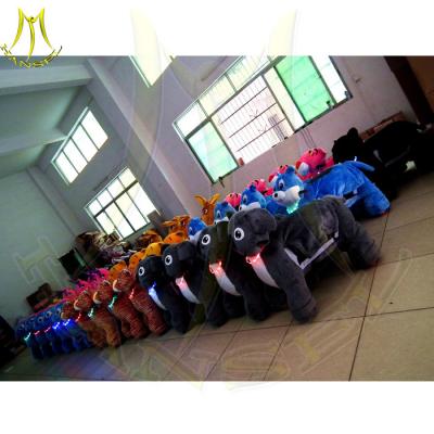 Hansel amusement ride equipment children indoor rides game machine animal motorized ride large plush ride on wheel