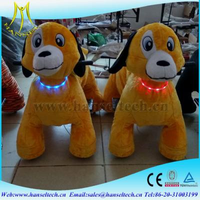 中国 Hansel battery electric riding animals motorized animal walking animals bike for sale amusement park riding for children 販売のため
