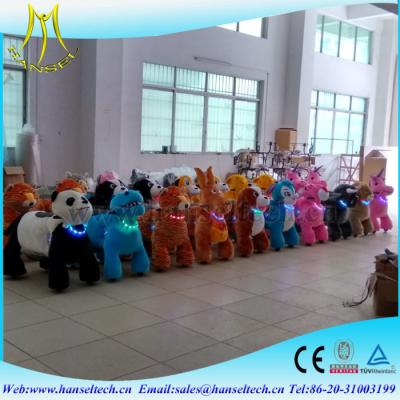 中国 Hansel kiddie rides machines amusement park electric car battery coin operated game machine electric horse carriage 販売のため
