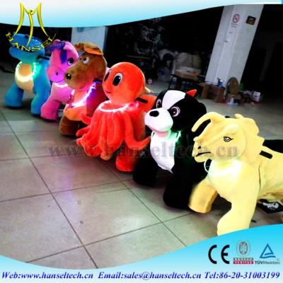 China Hansel amusement game machines children's entertainment equipment kiddie ride coin operated game children animal bike for sale