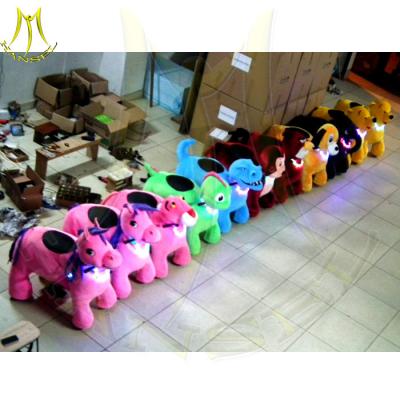 中国 Hansel children riding cars used coin operated kiddie rides for sale amusement center design walking dinosaur ride 販売のため