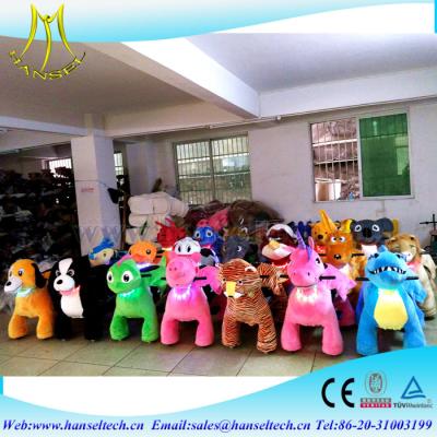 中国 Hansel kiddie rides machine batterry operated toys for shopping mall supermarket kawah coin operated triceratops kiddie 販売のため