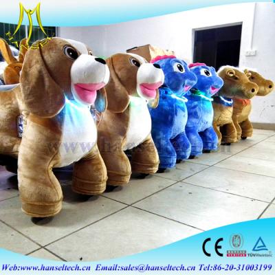 中国 Hansel rich toys rocking horse	amusment rides for sale	animal dog rides coin operated animal scooter ride for sale 販売のため