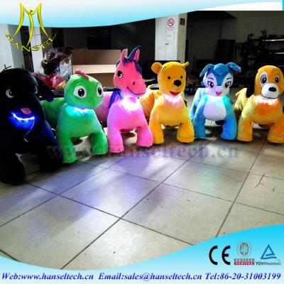 China Hansel coin operated kiddie rides kiddies rides for sale rich toys rocking horse amusment rides  stuffed animal chair for sale