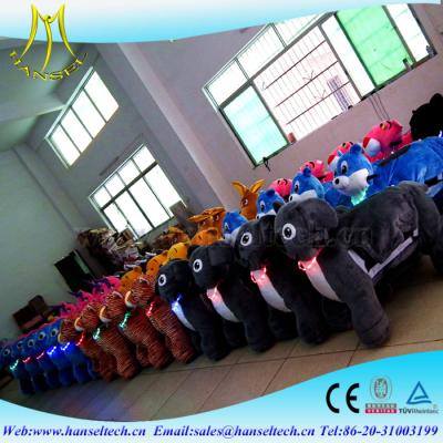 Hansel shopping mall kid rides coin operated boxing machine kiddie rides for sale ride moving animal scooters in mall
