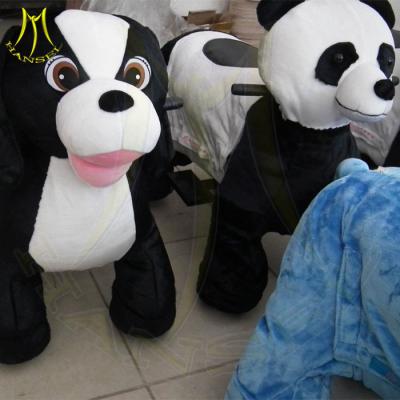 中国 Hansel amusement park rides battery coin operated game machine rocking motorcycle kids zippy pets for sales in mall 販売のため