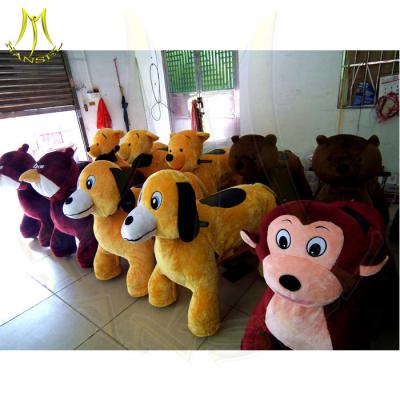 中国 Hansel adult ride on toys motorized battery coin animal scooters ride on lawn mower for family parties and events 販売のため