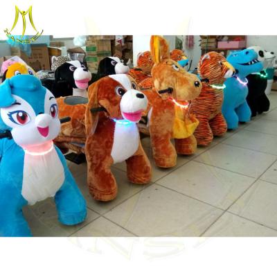 中国 Hanse battey coin operated game center animals electric toys toy rides on animals amusement park rides for shopping mall 販売のため