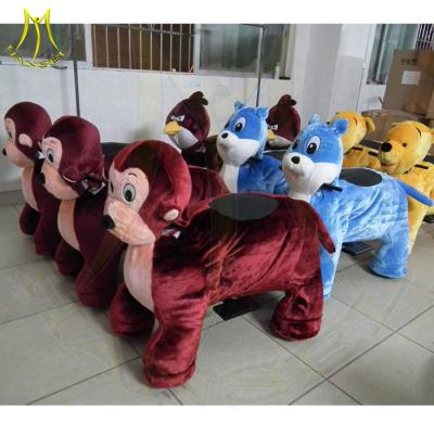 中国 Hansel battery operated ride cars kids kids play ground equipment amusement park toy ride on animal toys for kids 販売のため