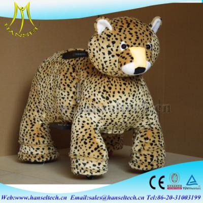 中国 Hansel coche de juguete animal eléctrica kiddie ride coin operated game fiberglass toys animal walking kidy for sales 販売のため