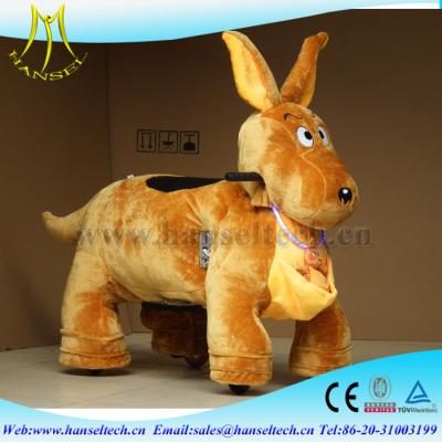 中国 Hansel playground equipment rocking coin operated kiddie rides for rent electric amusement octopus car animal dog rides 販売のため
