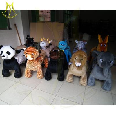 Hansel stuffed animal electric ride electric rideable animal soft animal electric rides cars funfair ride plush motorizd