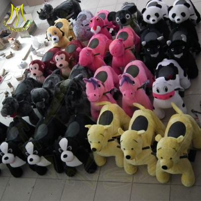 中国 Hansel token operated animal motorized rides playground equipment for children kids electric ride on toy cars 販売のため