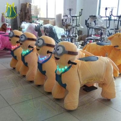 China Hansel  used carnival rides for sale kiddie train ride playground indoor play toy entertainment battery animal scooter for sale