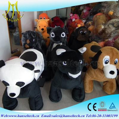 中国 Hansel  amusement park equipment electric toys cars for kids coin operated mechanism moving horse toys for kids 販売のため