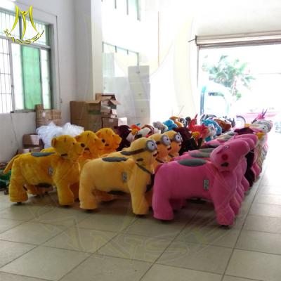 China Hansel electric toys for kids to ride kiddie ride on animal robot for sale 4 wheel zippy scooter for kids amusement park for sale