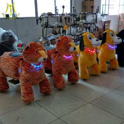 中国 Hansel animal scooter rides unicorn cow electric motorized scooter with battery and mp3 for coin operated kiddie rides 販売のため