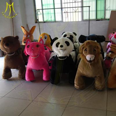 中国 Hansel commercial kid rides coin operated dragon ride walkingindoor playground business plan ride on cow toy kiddy rides 販売のため