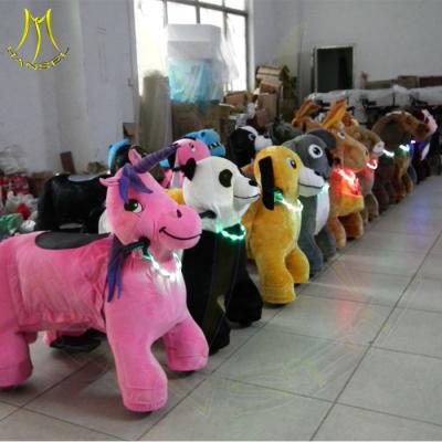 中国 Hansel battery operated toys coin operated horse ride animal scooter rideing fun indoor games for kids horseback riding 販売のため