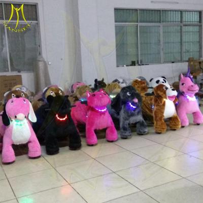 中国 Hansel coin operated battery game machine playground equipment rocking electric rideable animal scooter riding 販売のため