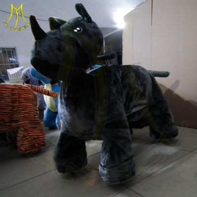 中国 Hansel kiddie ride small train rohs standard luck cow electric motorized scooter with coin operated animal scooter ride 販売のため