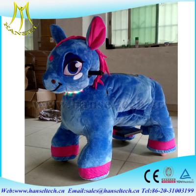 中国 Hansel kids rides for shopping centers zoo riders at the mall stuffed animal car ride electric kiddie ride moto car 販売のため