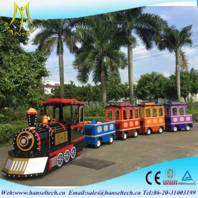 中国 Hansel cheap Tourist Amusement Trackless Kids Mini Train amusement trains for sale factory 販売のため