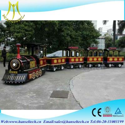 中国 Hansel tourist amusement park Mini trackless electric train amusement park train rides for sale 販売のため