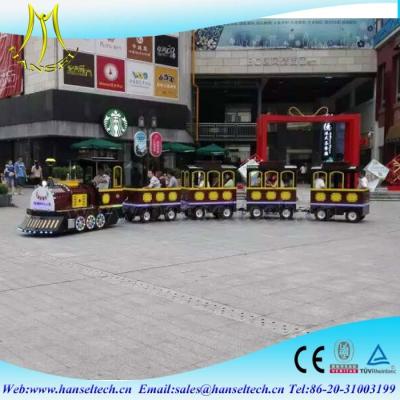 Hansel hot sale tourist amusement kiddie rides amusement park trains for sale