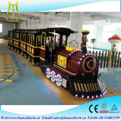 中国 Hansel amusement park rides rides fiberglass electric trackless diesel amusement park electric trains 販売のため