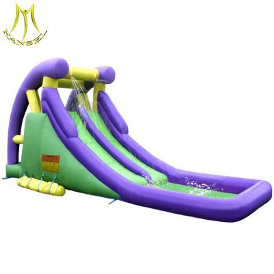 中国 Hansel amusement water park inflatable playground slides for kids in entertainment center 販売のため