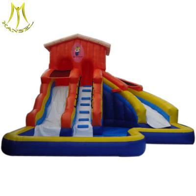 中国 Hansel factory price outdoor kids commercial inflatable water slide for sale 販売のため
