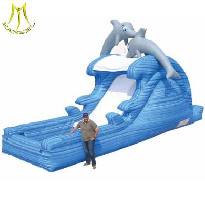 China Hansel high quality giant inflatable shark water slide for adults in amusement water park for sale