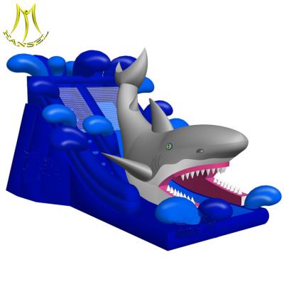 China Hansel pvc material inflatable slide and slide type for children in outdoor water park playground for sale