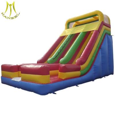 China Hansel large kids play area inflatable water slide for water park supplier in Guangzhou for sale
