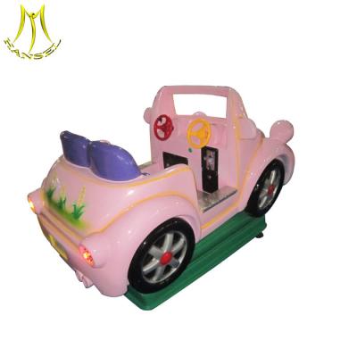 中国 Hansel popular design fiber glass amusement park games electric toy car for kids 販売のため