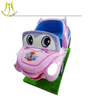 中国 Hansel theme park sales coin game machine swing car kid electric car rider 販売のため