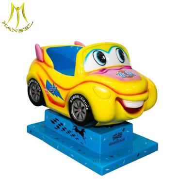 中国 Hansel amusement park kids on ride toy cars rocking electronic swing car 販売のため