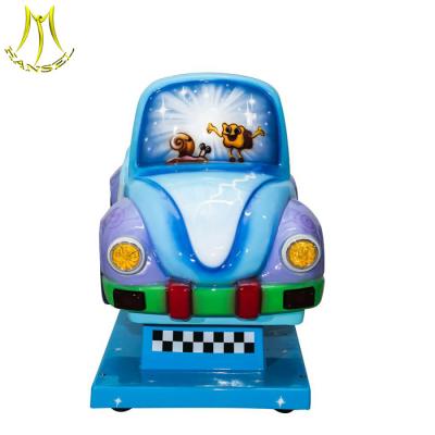 中国 Hansel hot selling fiberglass material coin operated kiddie car ride 販売のため