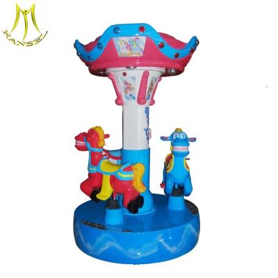中国 Hansel  used carousel for  kids game machine 3 seats mini carousel for sale 販売のため