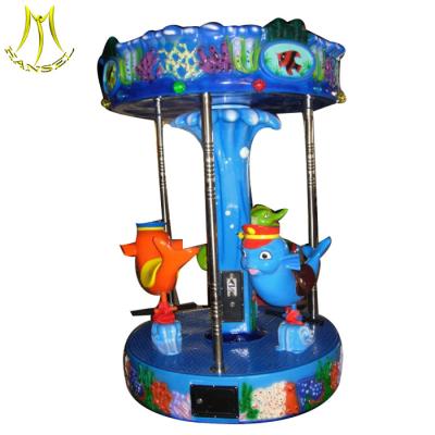 中国 Hansel  amusement park trains  fiberglass kiddie ride coin operated ride toys for sale 販売のため