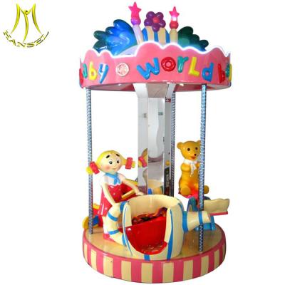 中国 Hansel outdoor amusement park portable small merry go round carousel for sale 販売のため