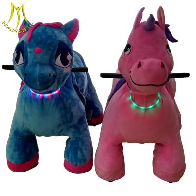 中国 Hansel entertainment equipment plush unicorn electric scooter with battery for sale 販売のため