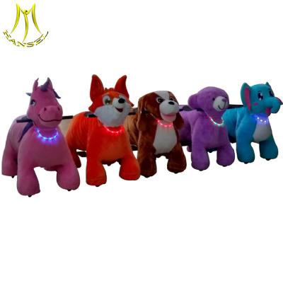 中国 Hansel shopping mall kids ride on animal coin operated ride toys 販売のため