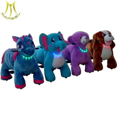 中国 Hansel high quality coin operated children ride on animals for amusement park 販売のため
