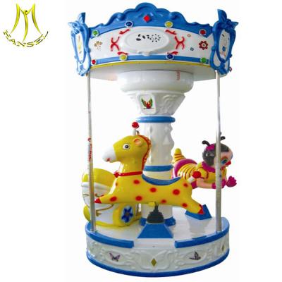中国 Hansel   high quality China indoor kids amusement rides for sale 3 seats carousel horse ride 販売のため