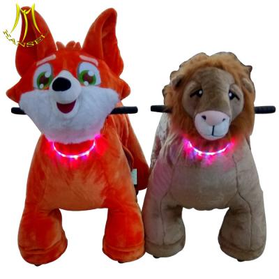 中国 Hansel animal scooter riding  for kids coin operated walking ride on lion 販売のため