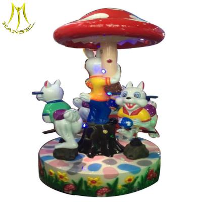 中国 Hansel   Amusement park kids electric carousel 3 seats mini carousel ride for sale 販売のため
